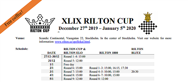 49ª Rilton Cup | Scacchierando.it